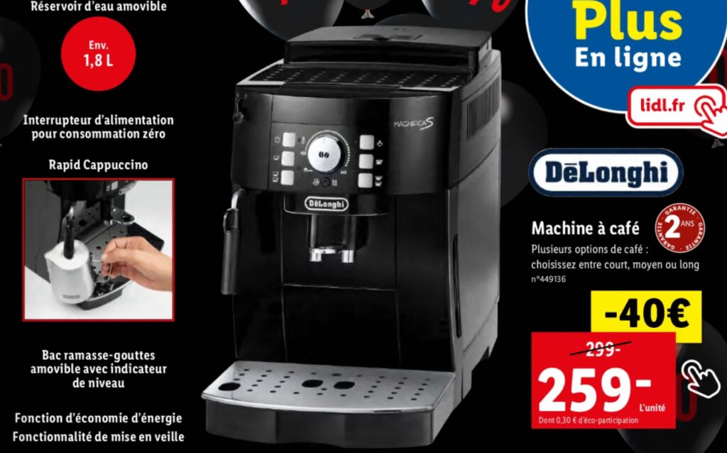 Top 3 des machines à café Lidl à shopper cette semaine